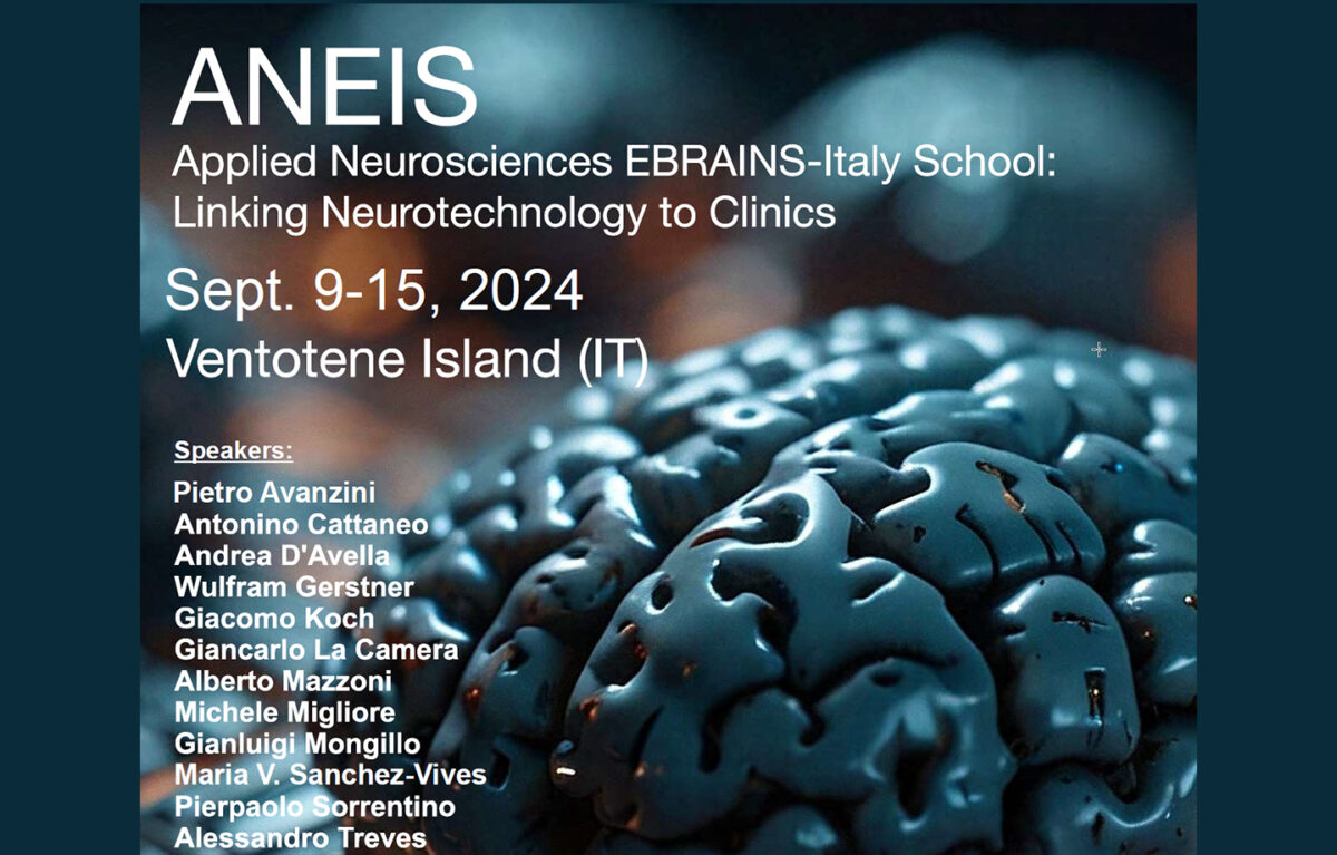 Applied Neurosciences EBRAINS-Italy School: Linking Neurotechnology to ...